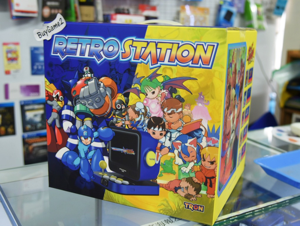 (全新) CAPCOM Retro Station 迷你懷舊家用 HDMI 遊戲機 (日本版)- 收錄洛克人, 街霸 Street Fighter 等10款街機遊戲- - 聖誕禮物2023 抵 ...