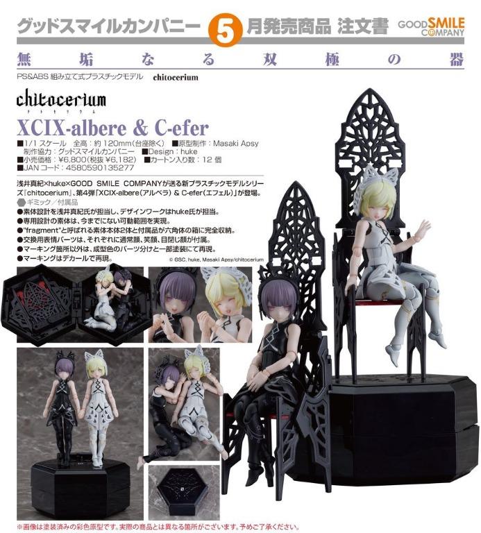 全新 日版 GSC chitocerium XCIX-albere & C-efer 淺井真紀×huke×GOOD SMILE COMPANY ...