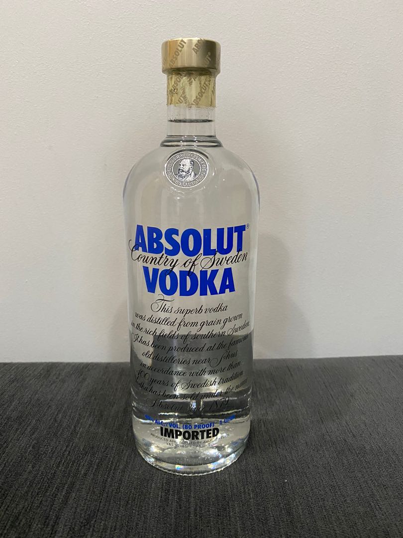 Absolut Vodka, Food & Drinks, Alcoholic Beverages on Carousell
