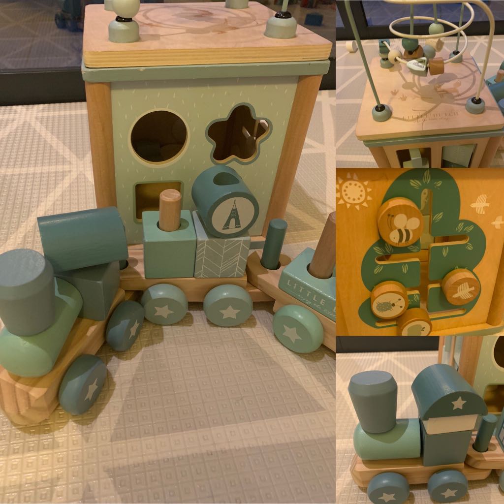 Activity train & cube from Little Dutch (wood), Hobbies & Toys, Toys ...