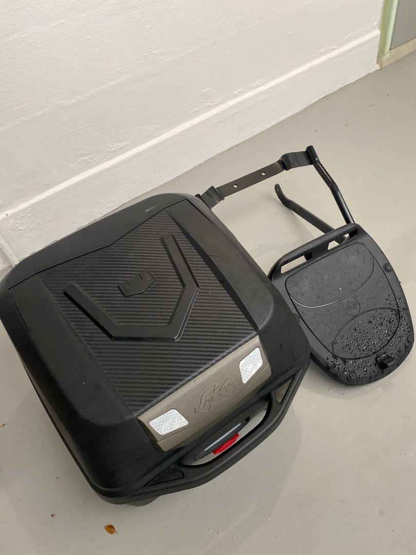 Aerox Rack and Box, Motorcycles, Motorcycle Accessories on Carousell