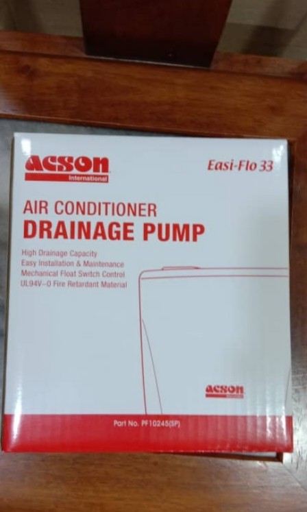 Air Conditioning Drainage Pump (Water Pump) Ascon EASI-FLO 33, Services ...