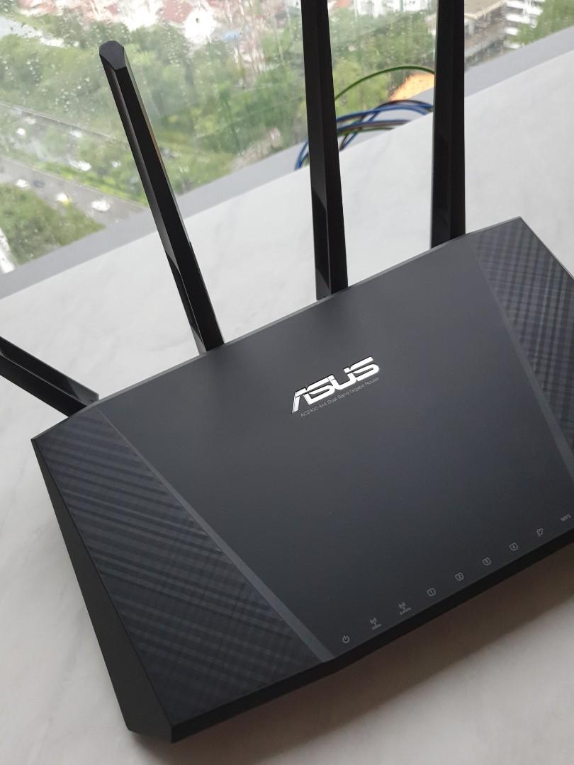ASUS AC2400 4x4 Dual Band Gigabit Router, Computers & Tech, Parts ...