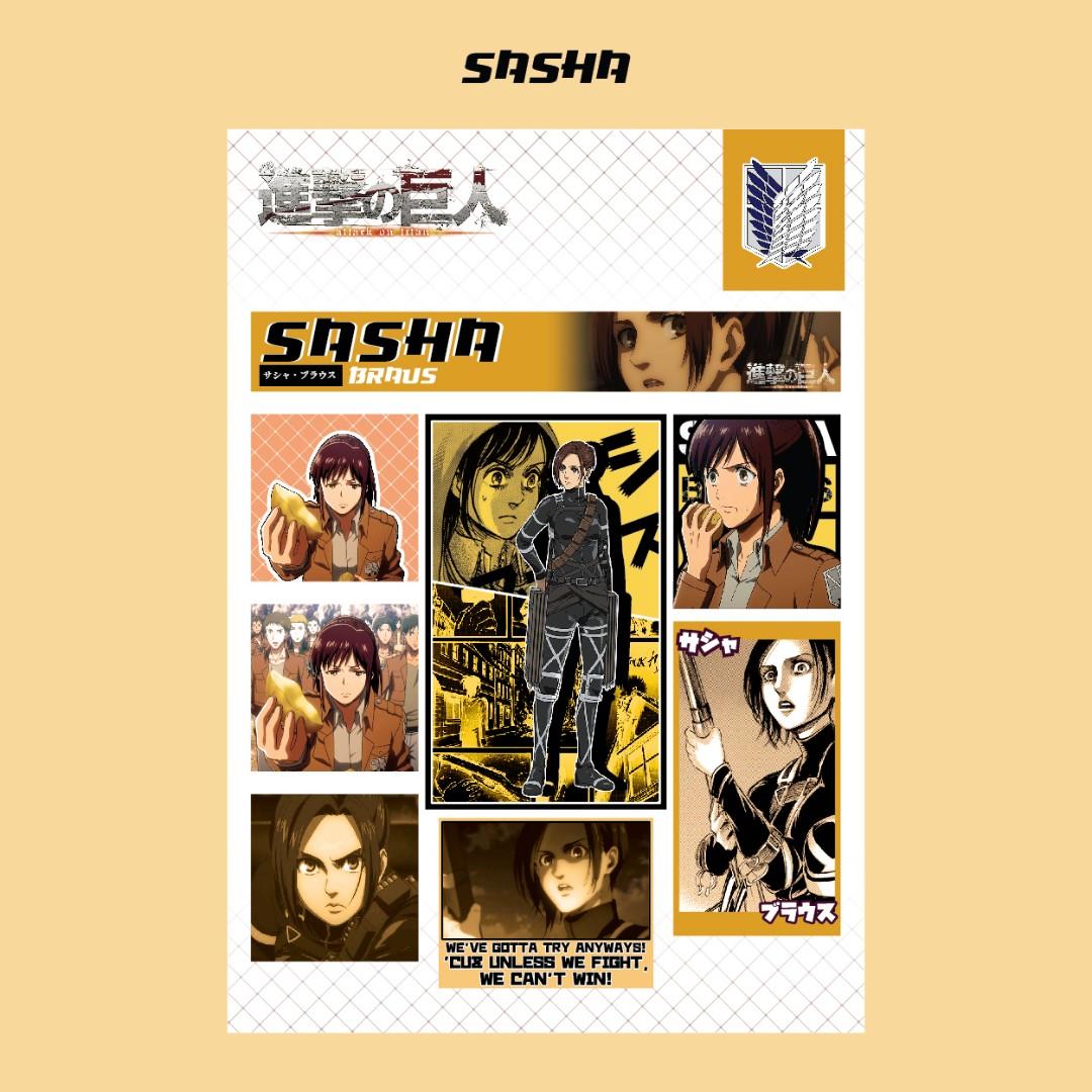 ATTACK ON TITAN [SCOUT REGIMENT] Sticker Sheet, Hobbies & Toys ...
