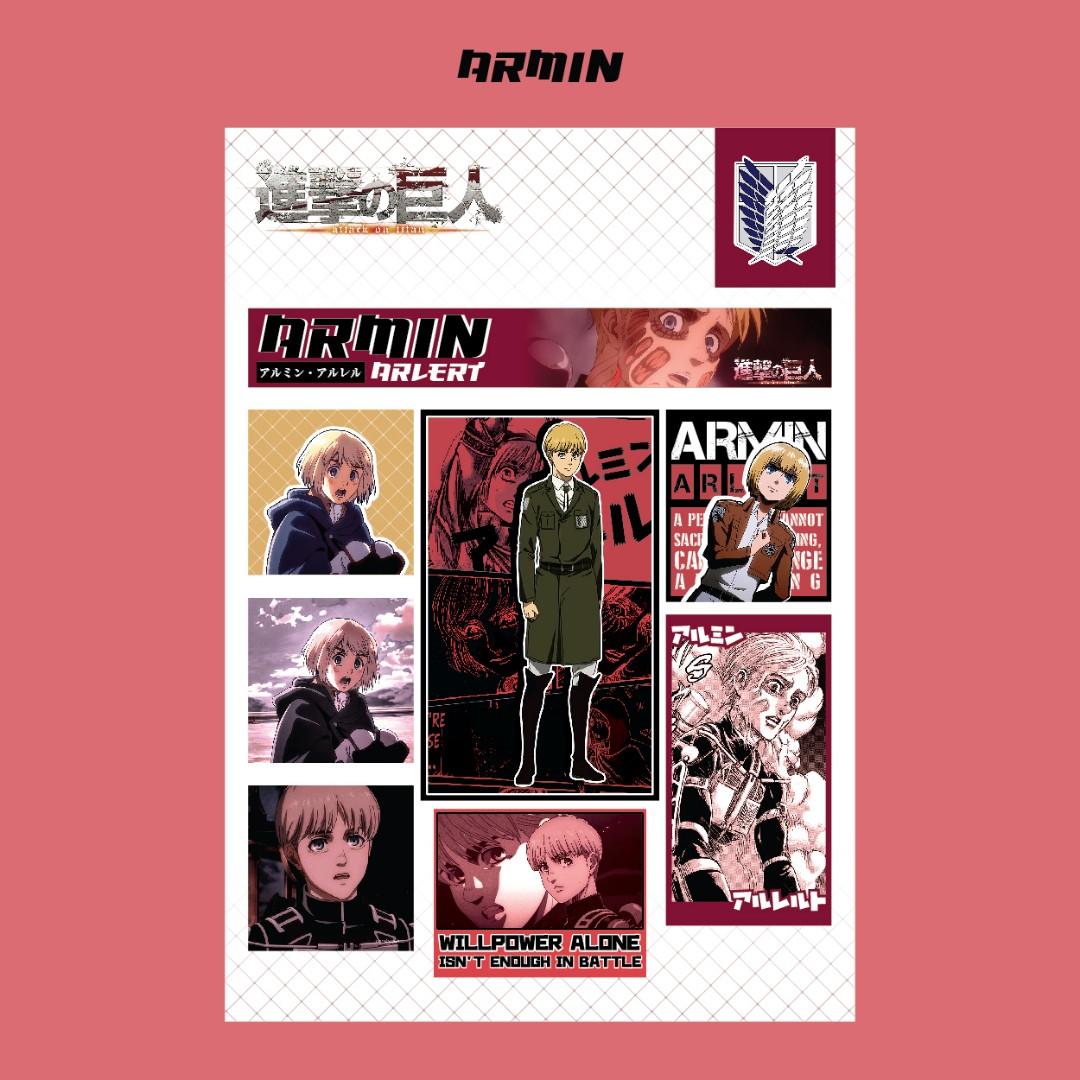 ATTACK ON TITAN [SCOUT REGIMENT] Sticker Sheet, Hobbies & Toys ...