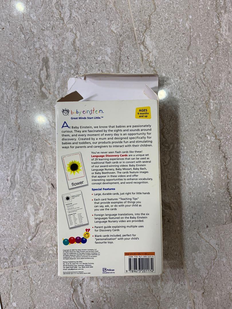 Baby Einstein Language Discovery Cards, Hobbies & Toys, Books ...