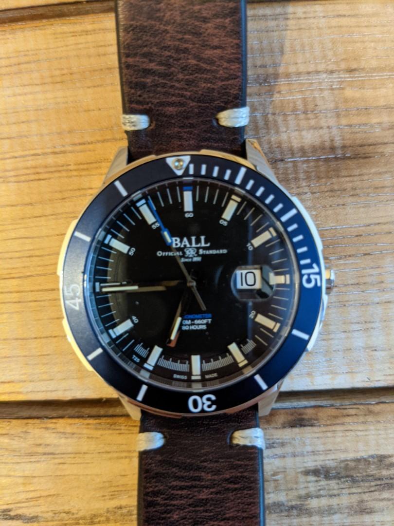 Ball Roadmaster M Challenger (Blue and Black), Luxury, Watches on Carousell