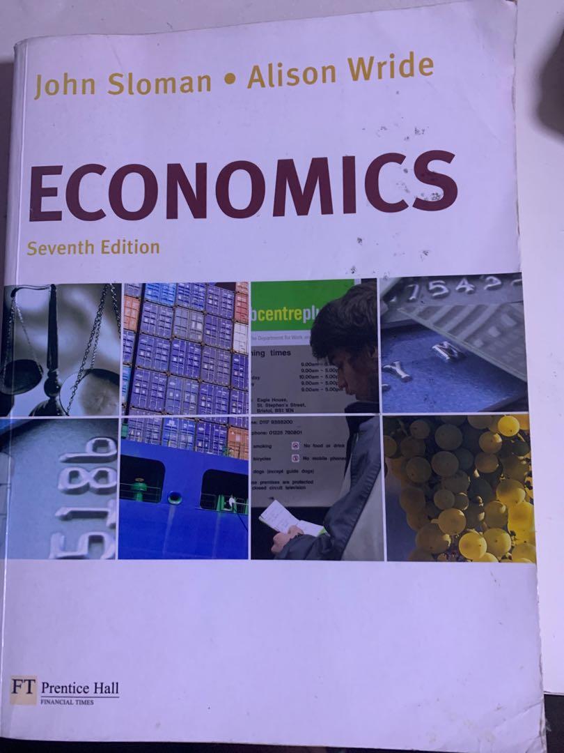 Book - Economics by John sloman 7th edition, Hobbies & Toys, Books ...
