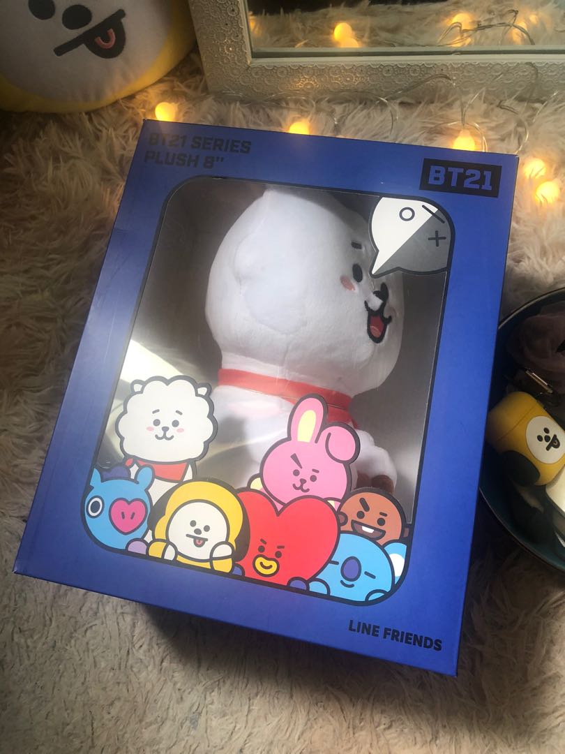 BT21 RJ sitting plushie, Hobbies & Toys, Toys & Games on Carousell