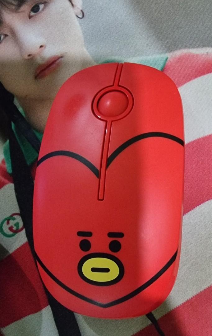 BT21 Tata wireless mouse, Hobbies & Toys, Memorabilia & Collectibles, K ...