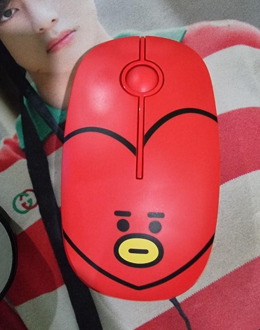 BT21 Tata wireless mouse, Hobbies & Toys, Memorabilia & Collectibles, K ...