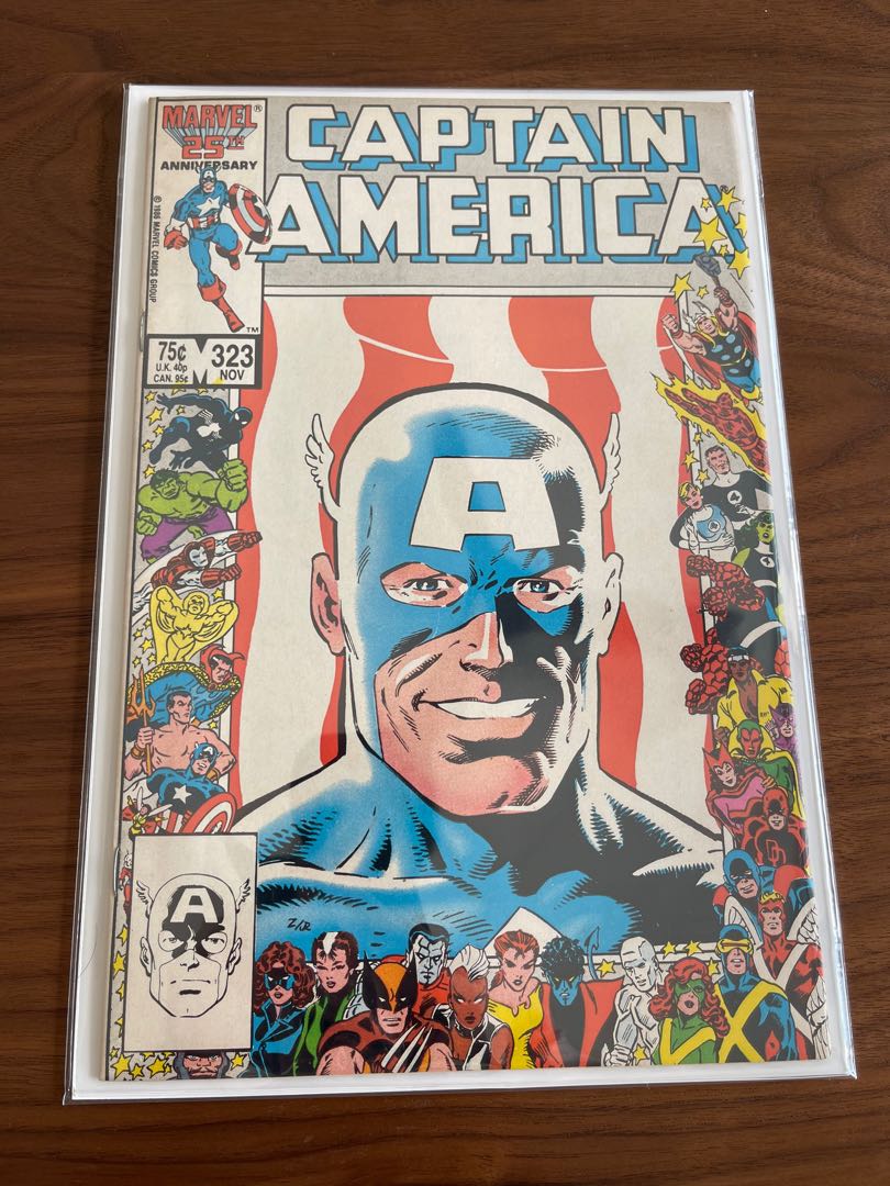 Captain America #323, Hobbies & Toys, Books & Magazines, Comics & Manga ...