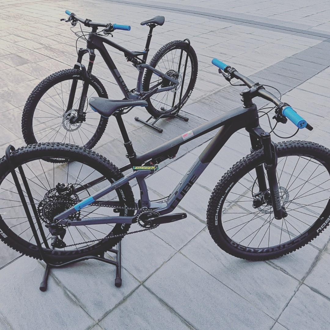 Cube XC Ams100 race C68 carbon dual suspension MTB Santa Cruz yeti ...