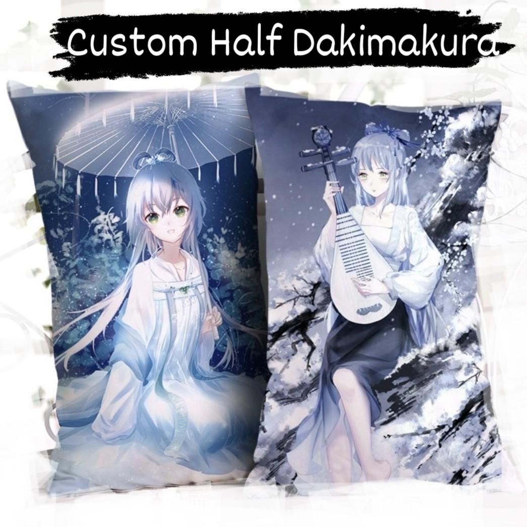 Custom Half Dakimakura, Hobbies & Toys, Memorabilia & Collectibles, Fan ...