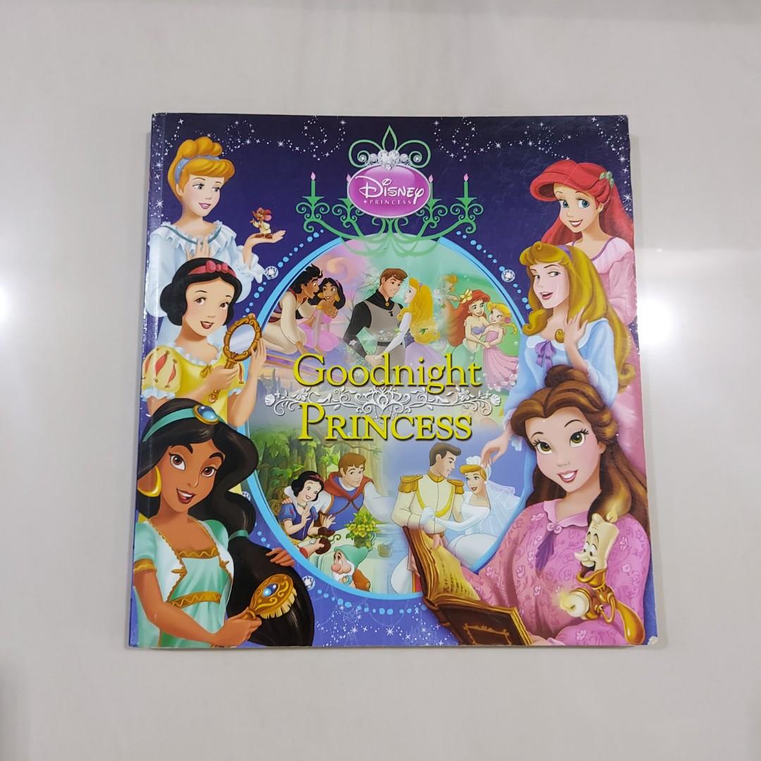 Disney Princess - Goodnight Princess Story Book, Hobbies & Toys, Books ...