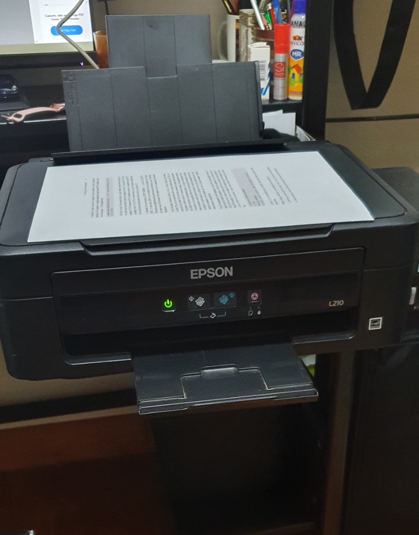 EPSON L210 Inkjet Printer Scanner, Computers & Tech, Printers, Scanners ...