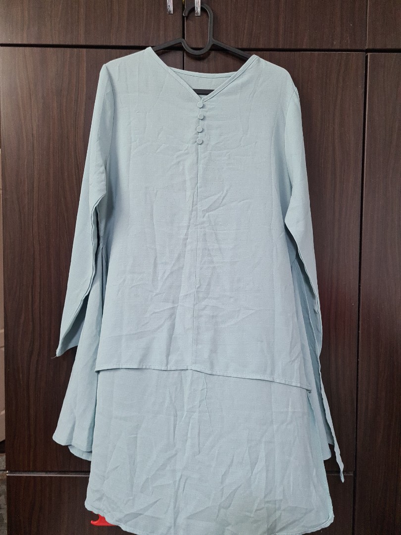 Fishtail tunic, Women's Fashion, Tops, Blouses on Carousell