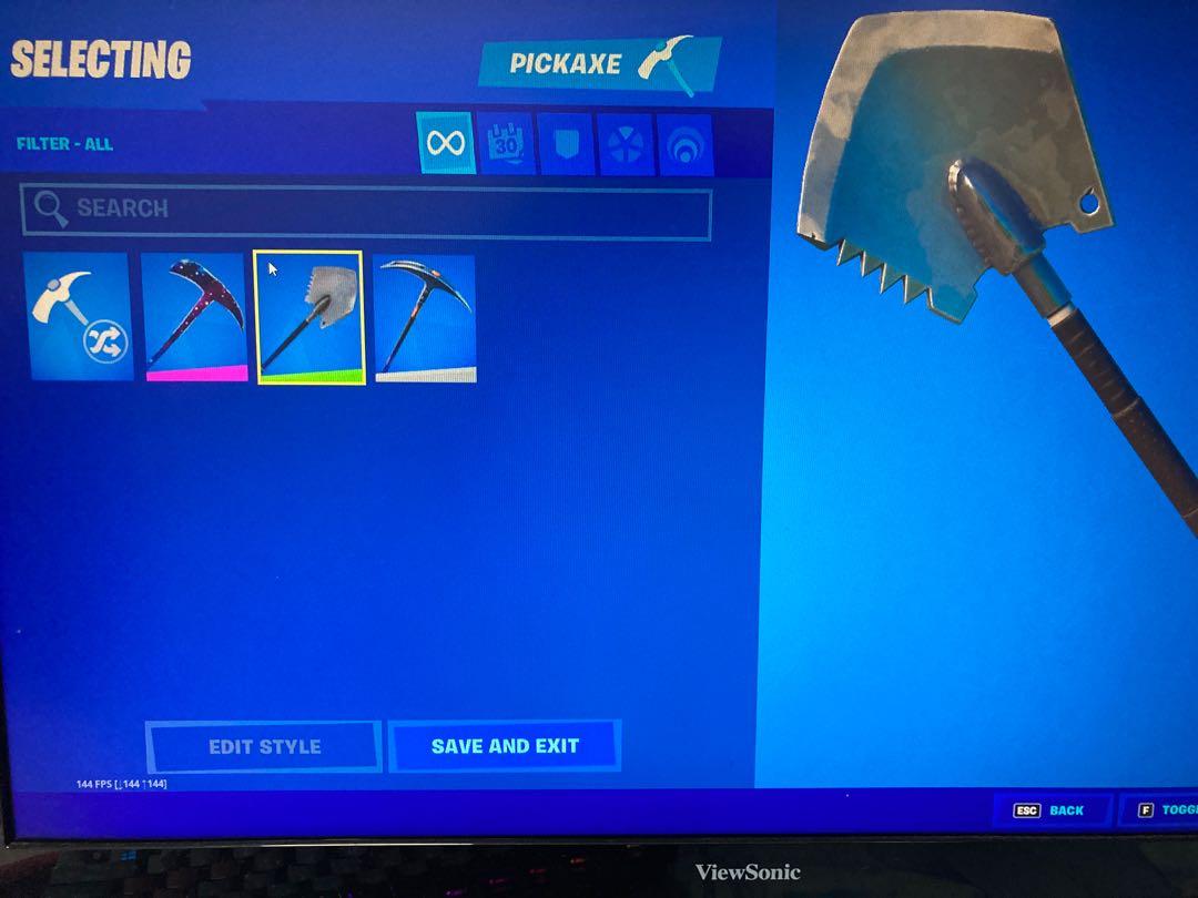 Fortnite acc with galaxy skin, Video Gaming, Gaming Accessories, Game ...