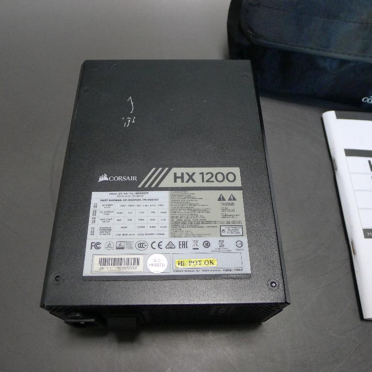 Good condition Corsair HX Series HX1200 1200W Power Supply Unit 80 Plus ...