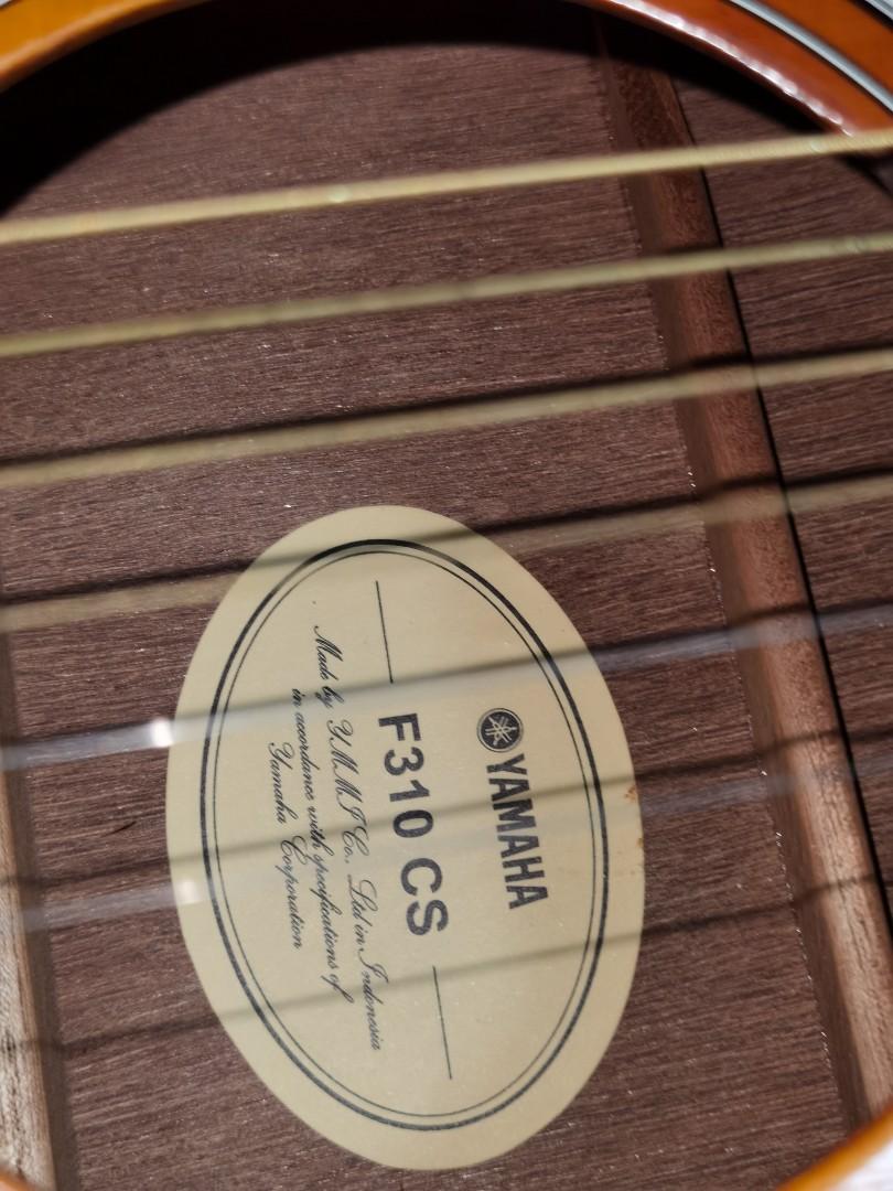 GUITAR - YAMAHA F310CS, Hobbies & Toys, Music & Media, Musical ...