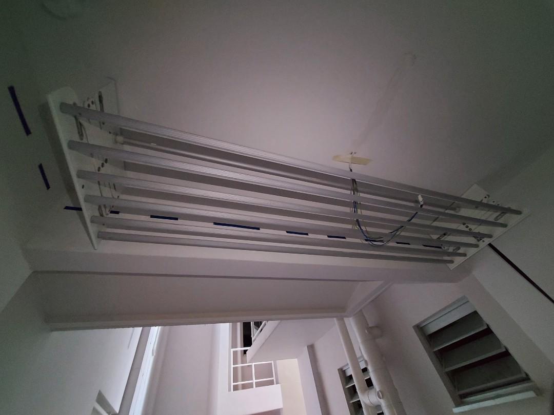 HDB BTO Laundry Rack, Furniture & Home Living, Bathroom & Kitchen ...