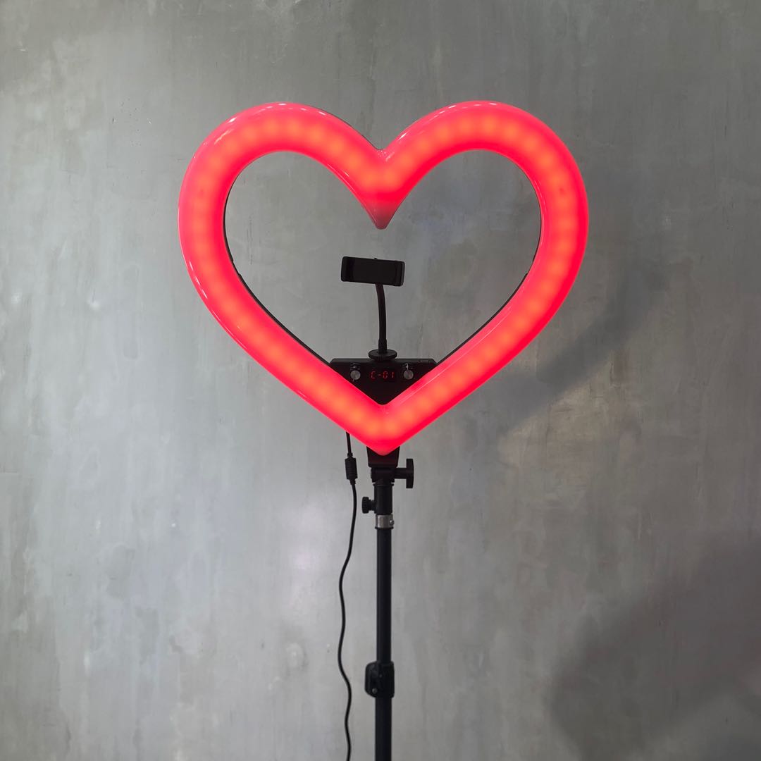 Heart ringlight, Photography, Photography Accessories, Lighting ...