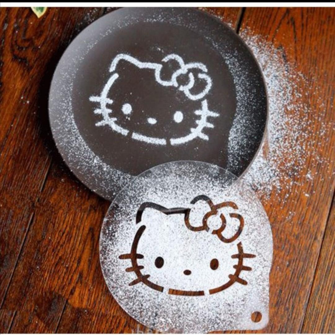 hello kitty stencil for cake
