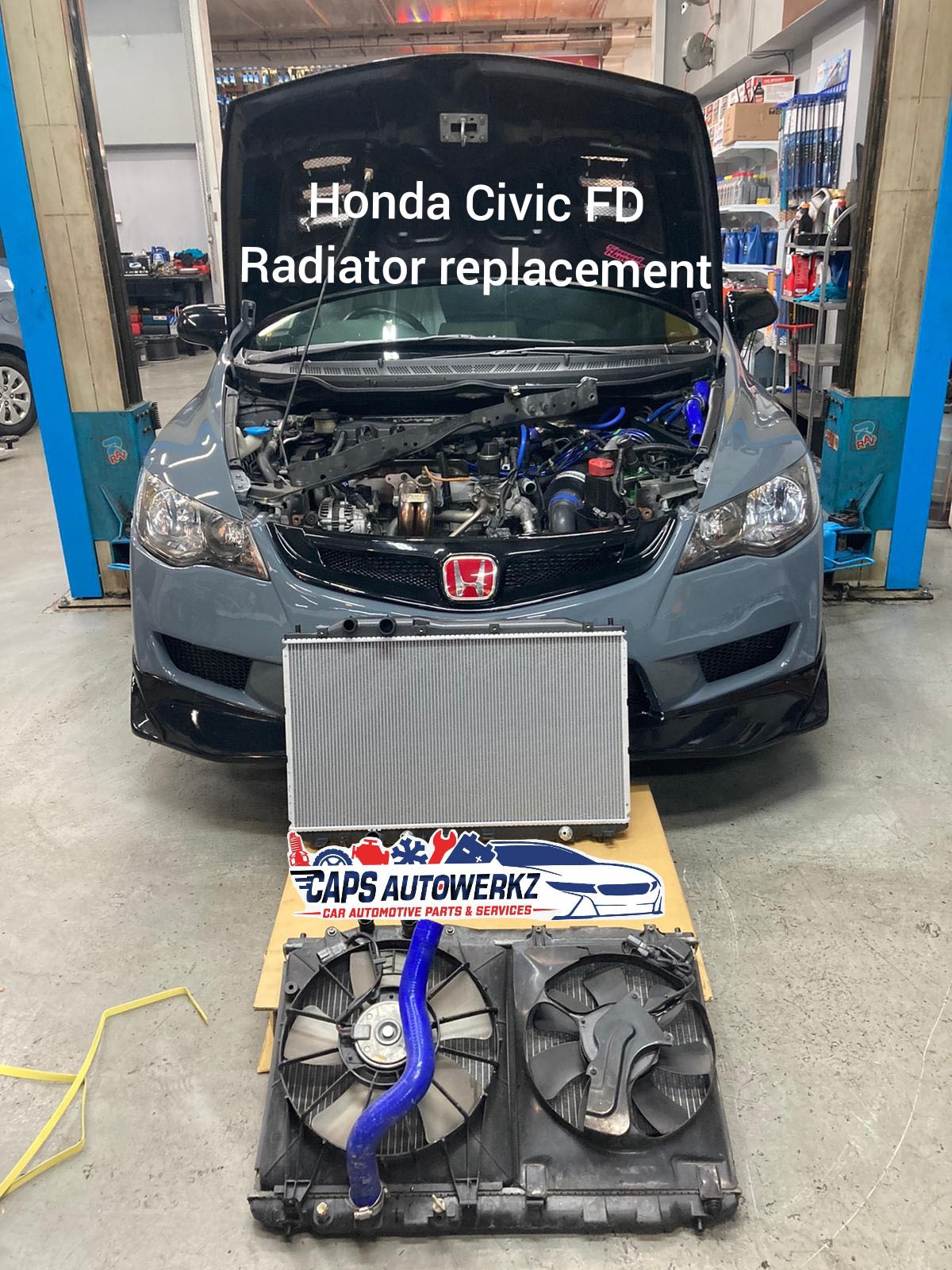How To Replace Radiator Support Honda Civic Honda Civic Radi