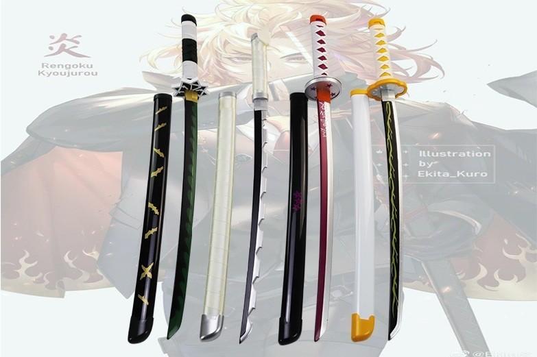 (PO) Demon Slayer Kid's Sabito Cosplay Sword, Hobbies & Toys ...