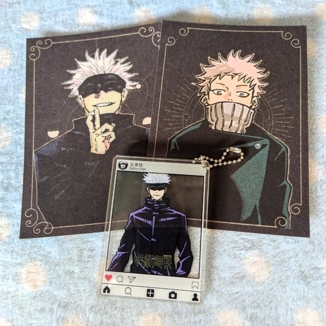 Jujutsu Kaisen Merch Set Gojo Satoru Inumaki Toge, Hobbies & Toys ...