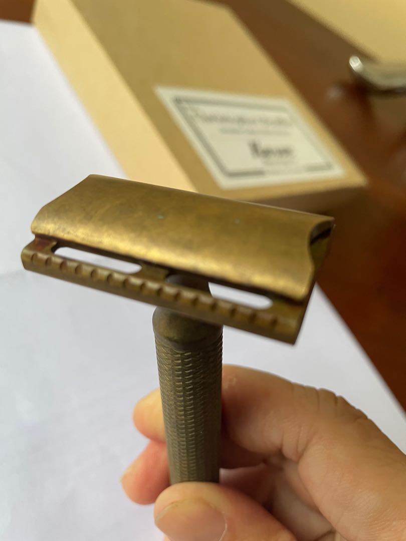 Karve Christopher Bradley Double Edge Safety Razor Solid Brass ...