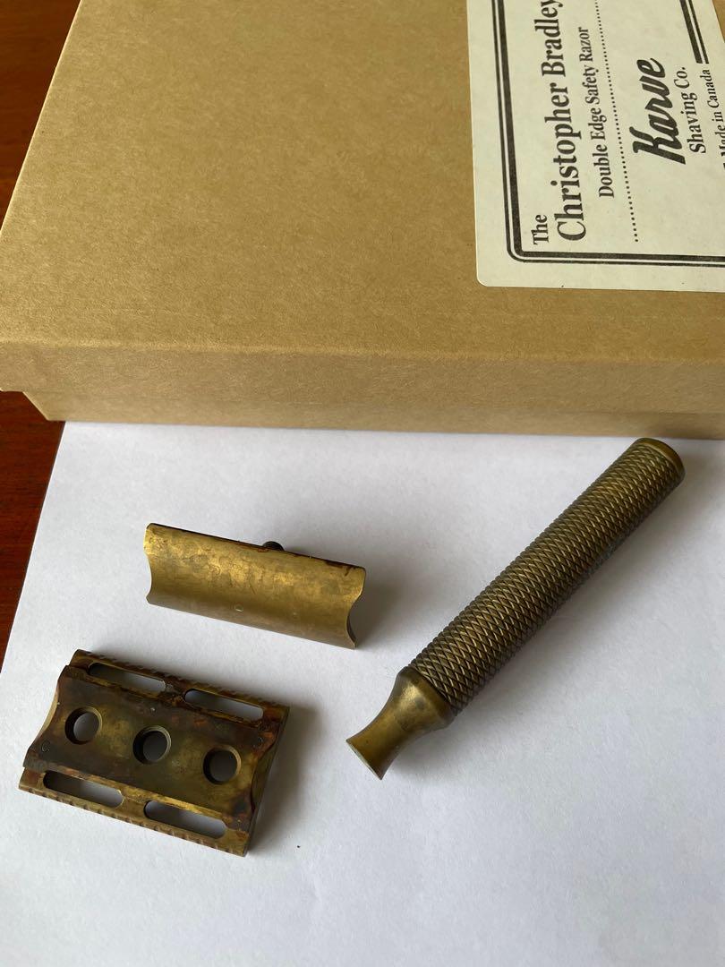 Karve Christopher Bradley Double Edge Safety Razor Solid Brass ...