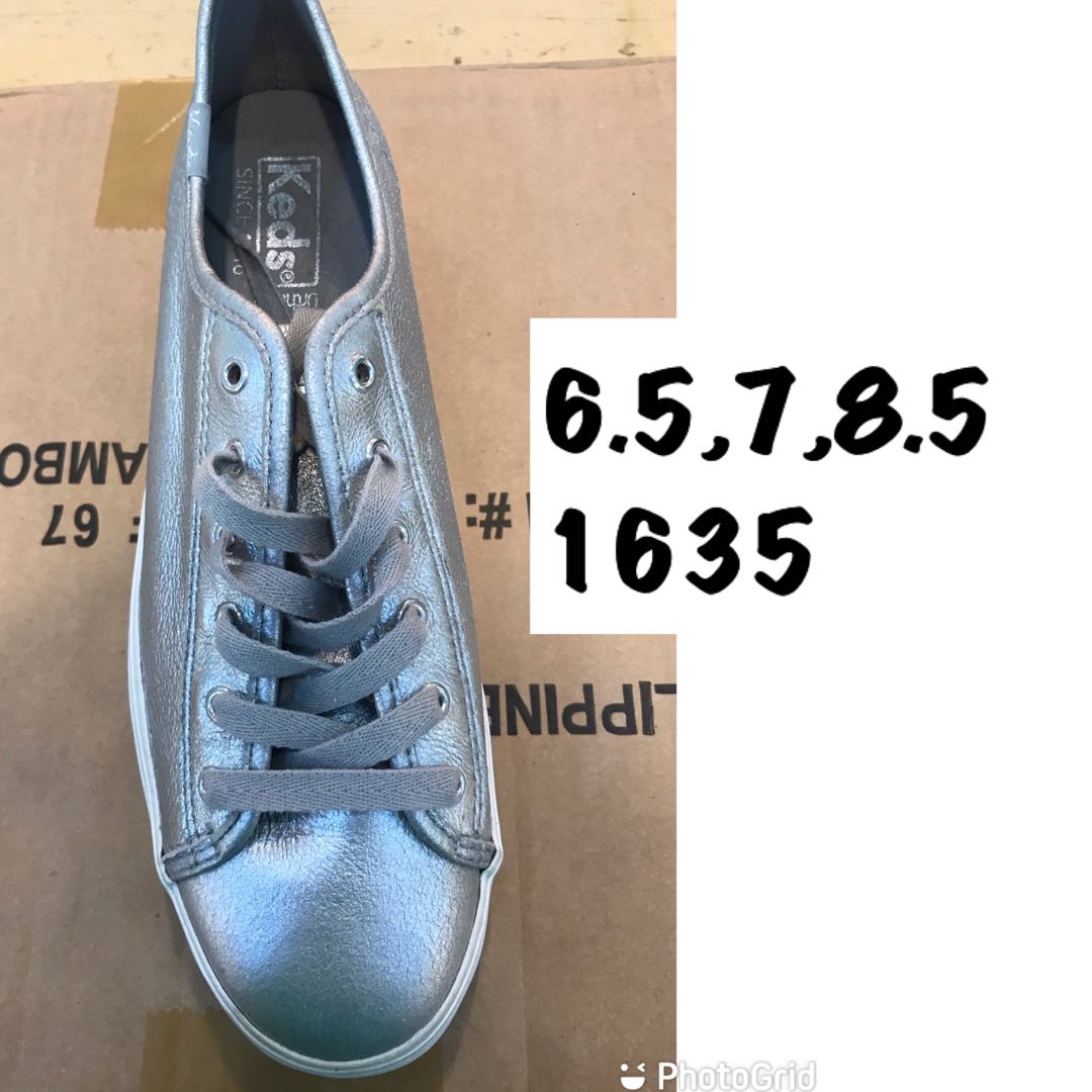 Keds Metallic Silver or Gold Triple Decker, Women's Fashion, Footwear ...