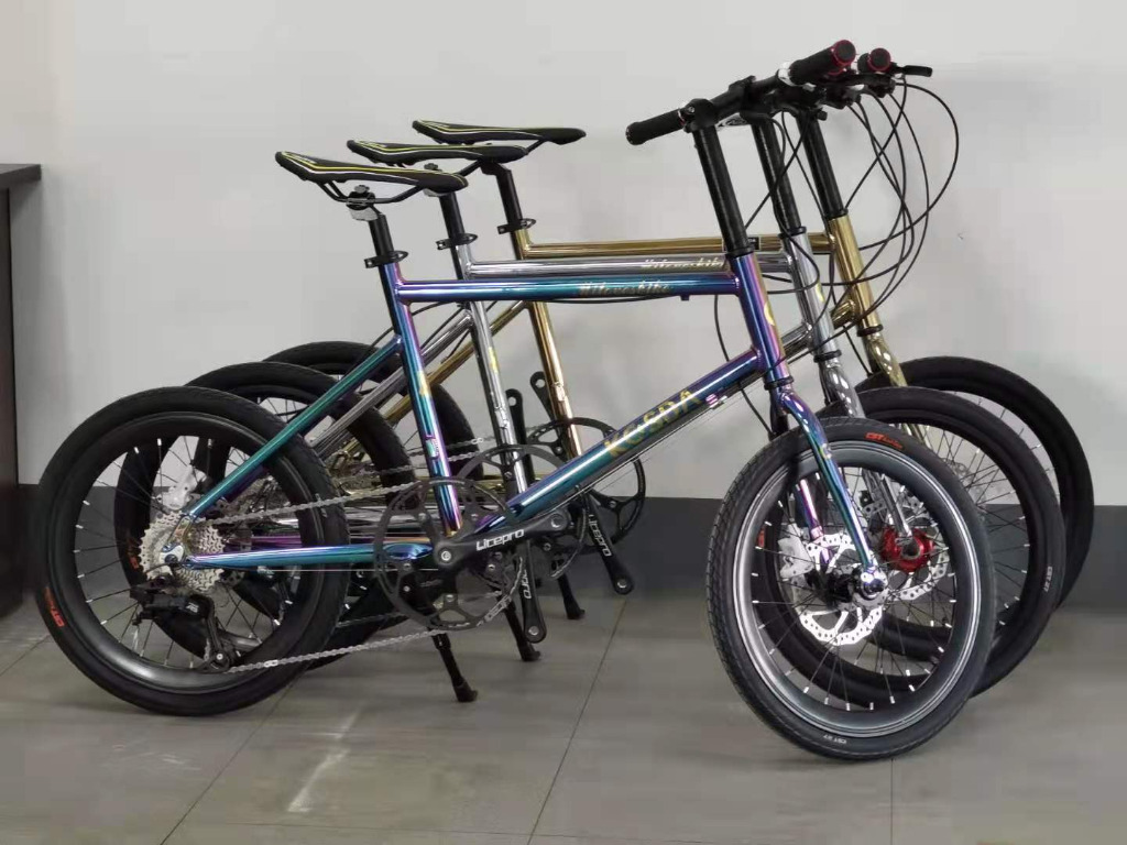 KOSDA Mini Velo 20inch 8 Speed Bike Electroplating Bicycle KSD GOLD ...