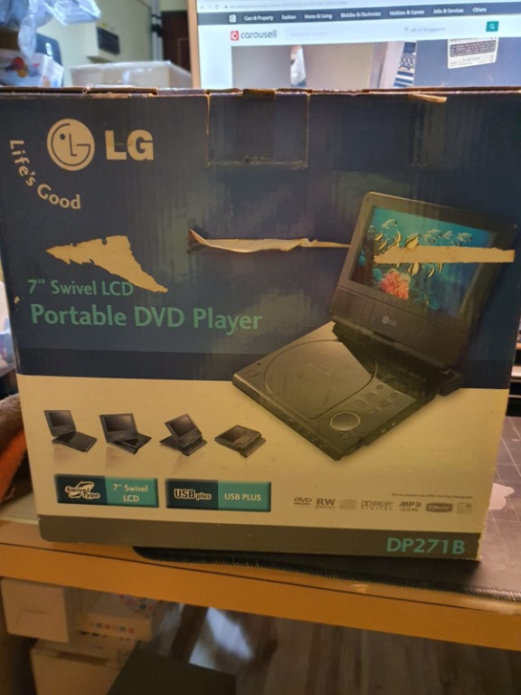 LG Portable DVD player, TV & Home Appliances, TV & Entertainment ...