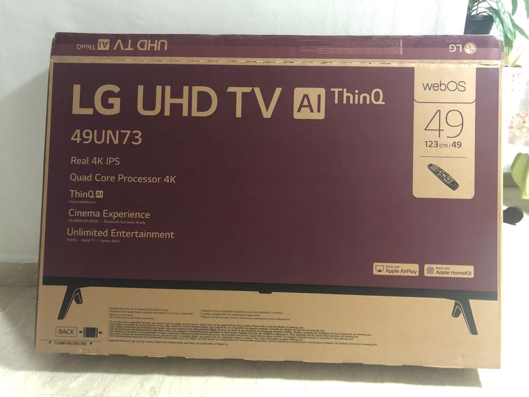 LG tv box with styrofoam (2 boxes $10 each), TV & Home Appliances, TV ...