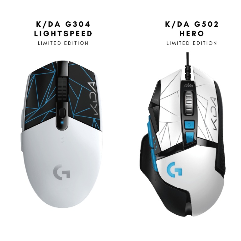 限時免運【Logitech限量版】K/DA G304 LIGHTSPEED & KDA G502 HERO Best Wireless Gaming Mouse 2023 高效能遊戲電競滑鼠 ...