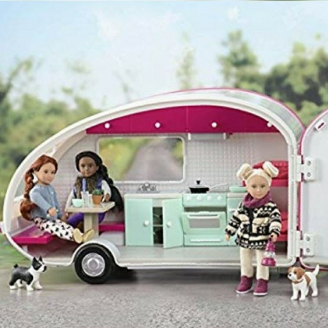 Lori Camper Playset for 6" Mini Dolls - Roller Glamper, Hobbies & Toys ...