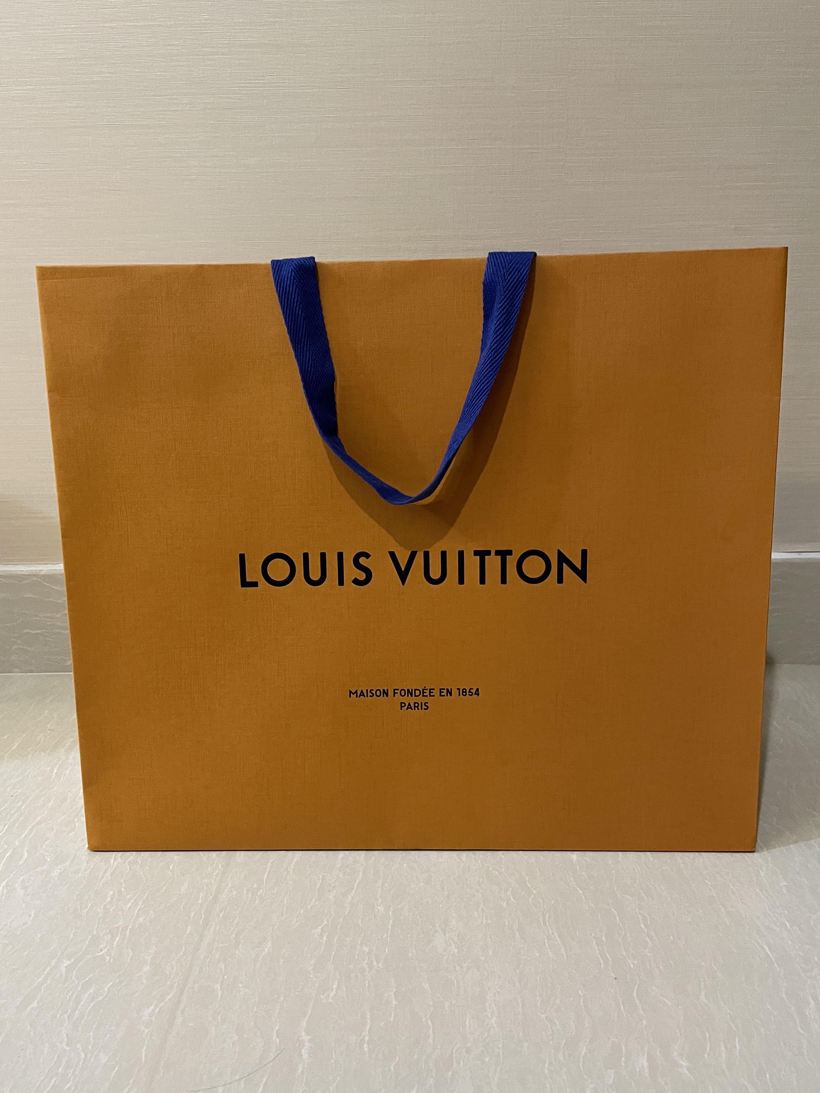 Louis vuitton lv paper bag *big*, Luxury, Accessories on Carousell