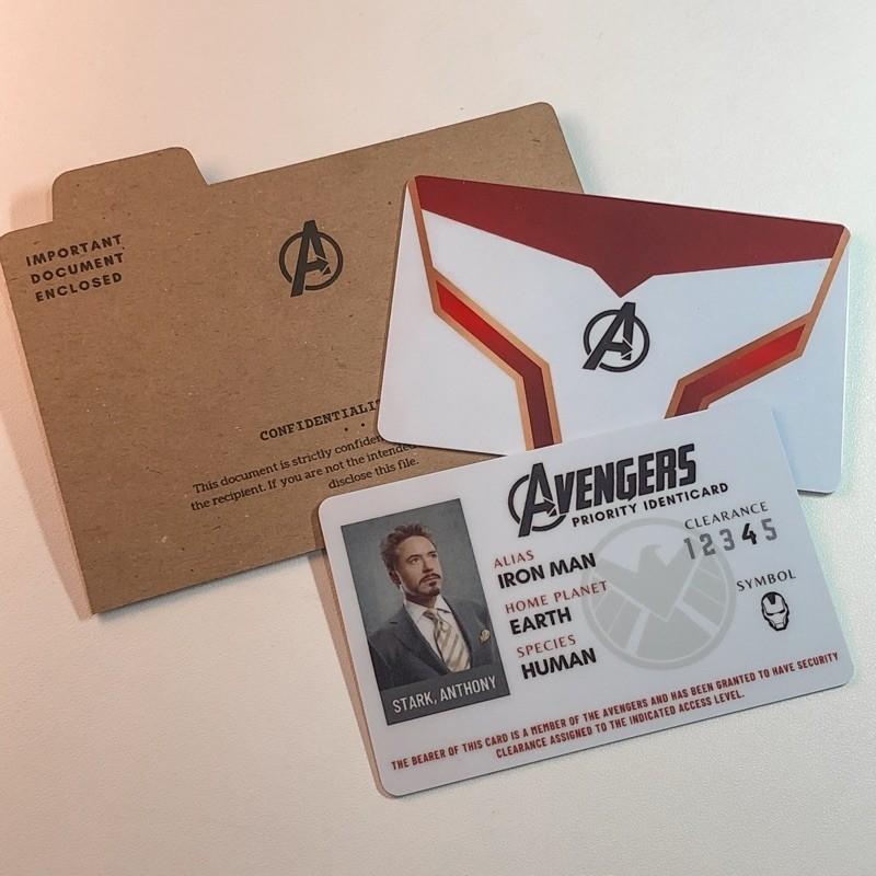 Marvel Avengers ID card, Hobbies & Toys, Toys & Games on Carousell