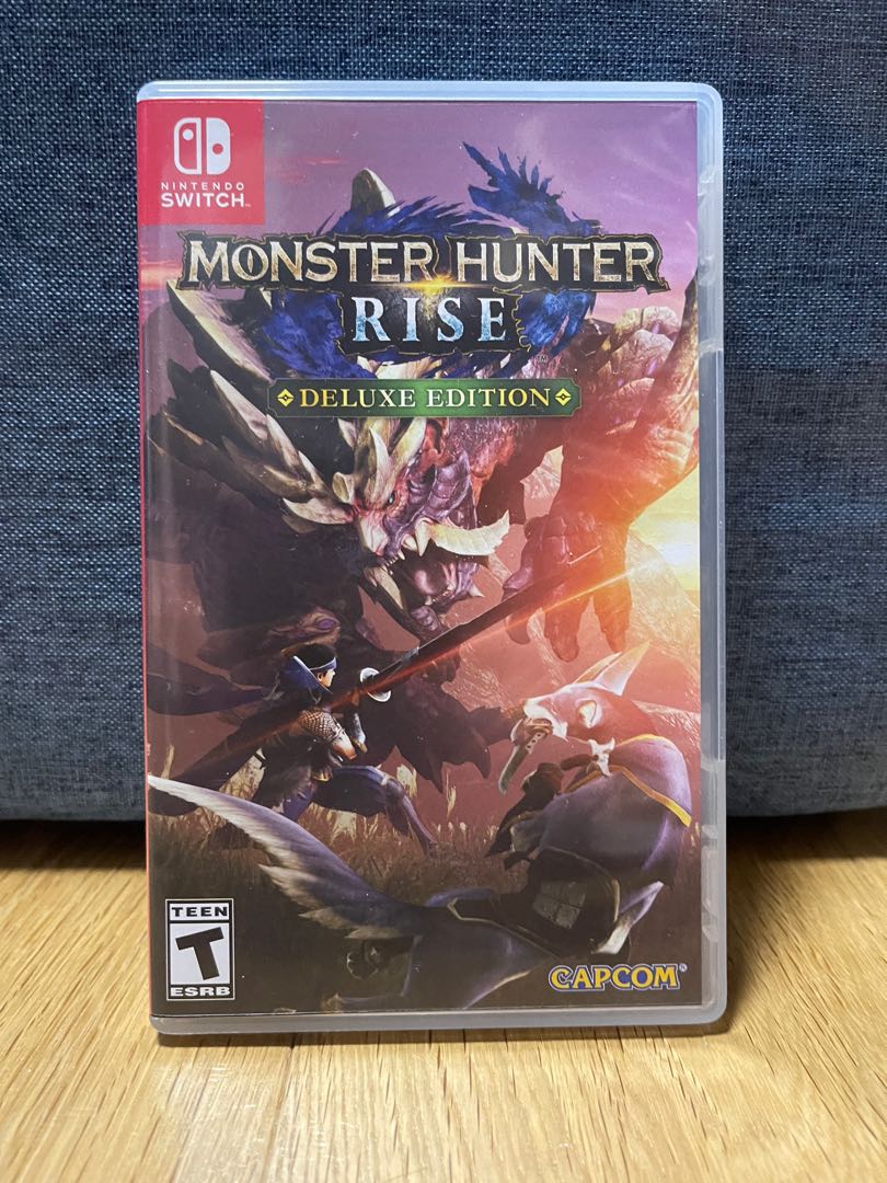 MHR Nintendo Switch Game + deluxe code Monster Hunter Rise 魔物獵人 崛起 美版, 電子遊戲, 電子遊戲, Nintendo 任天堂 ...