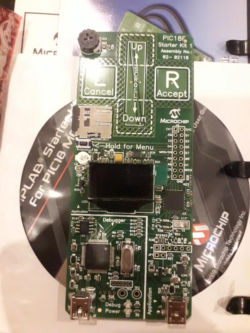 MPLAB Starter Kit for PIC18 MCUs. (Development board for PIC18F ...