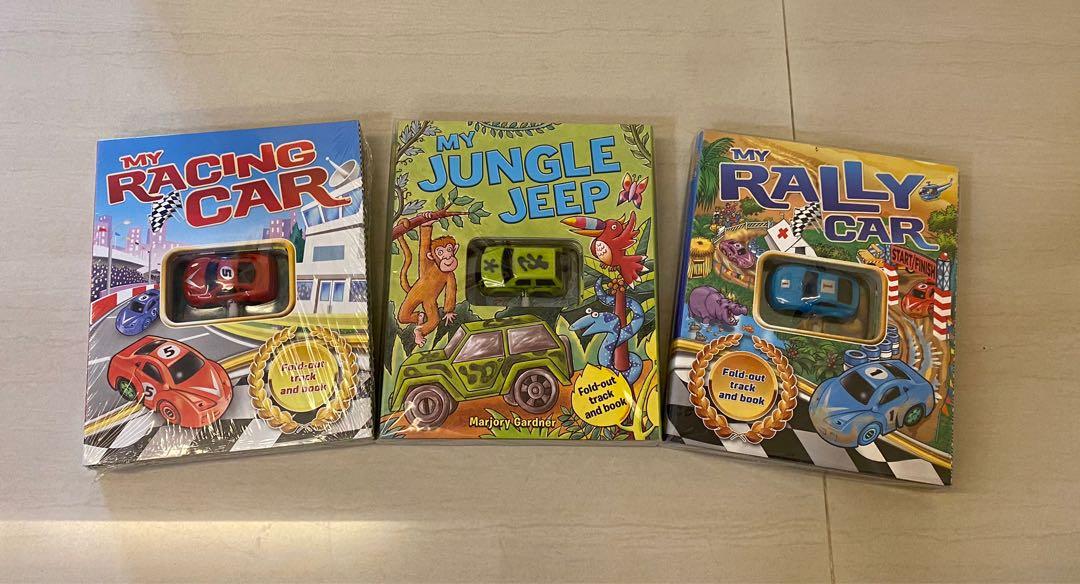 My Racing Car/Jungle Jeep Fold-out Track and Book, Books & Stationery ...
