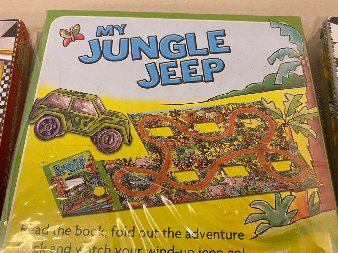My Racing Car/Jungle Jeep Fold-out Track and Book, Books & Stationery ...