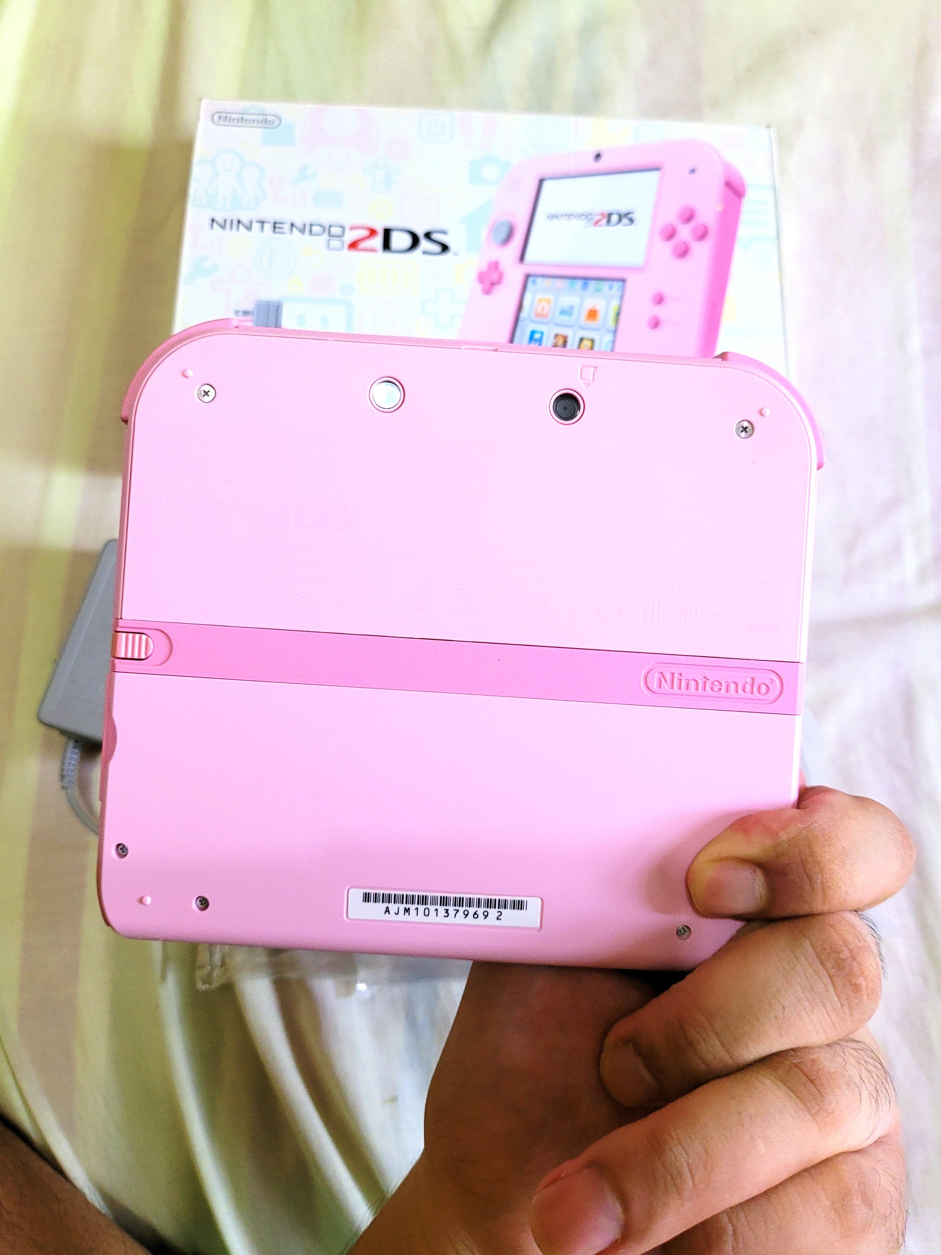 Nintendo 2ds Sakura Pink Color Japan Exclusive, Video Gaming, Video ...