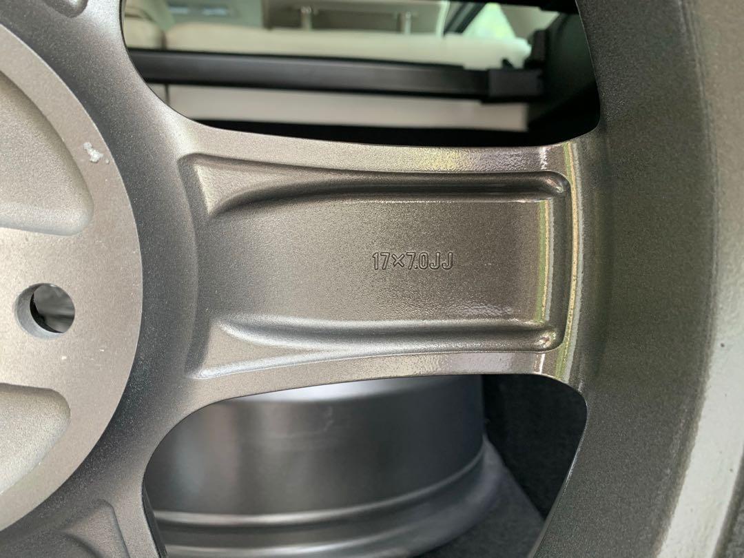 Original 17” TRD TF1 wheels made by Rays Japan, Car Parts & Accessories ...