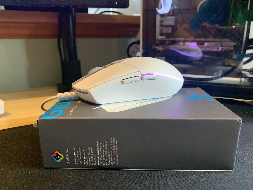 Original Logitech G102 Lightsync (with box and receipt), Computers ...