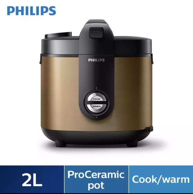 Philips Rice Cooker (Pro Ceramic Pot), TV & Home Appliances, Kitchen ...