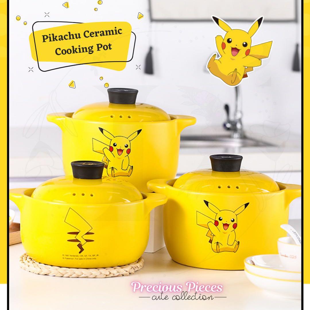 Pikachu Ceramic Cooking Pot, Furniture & Home Living, Kitchenware ...