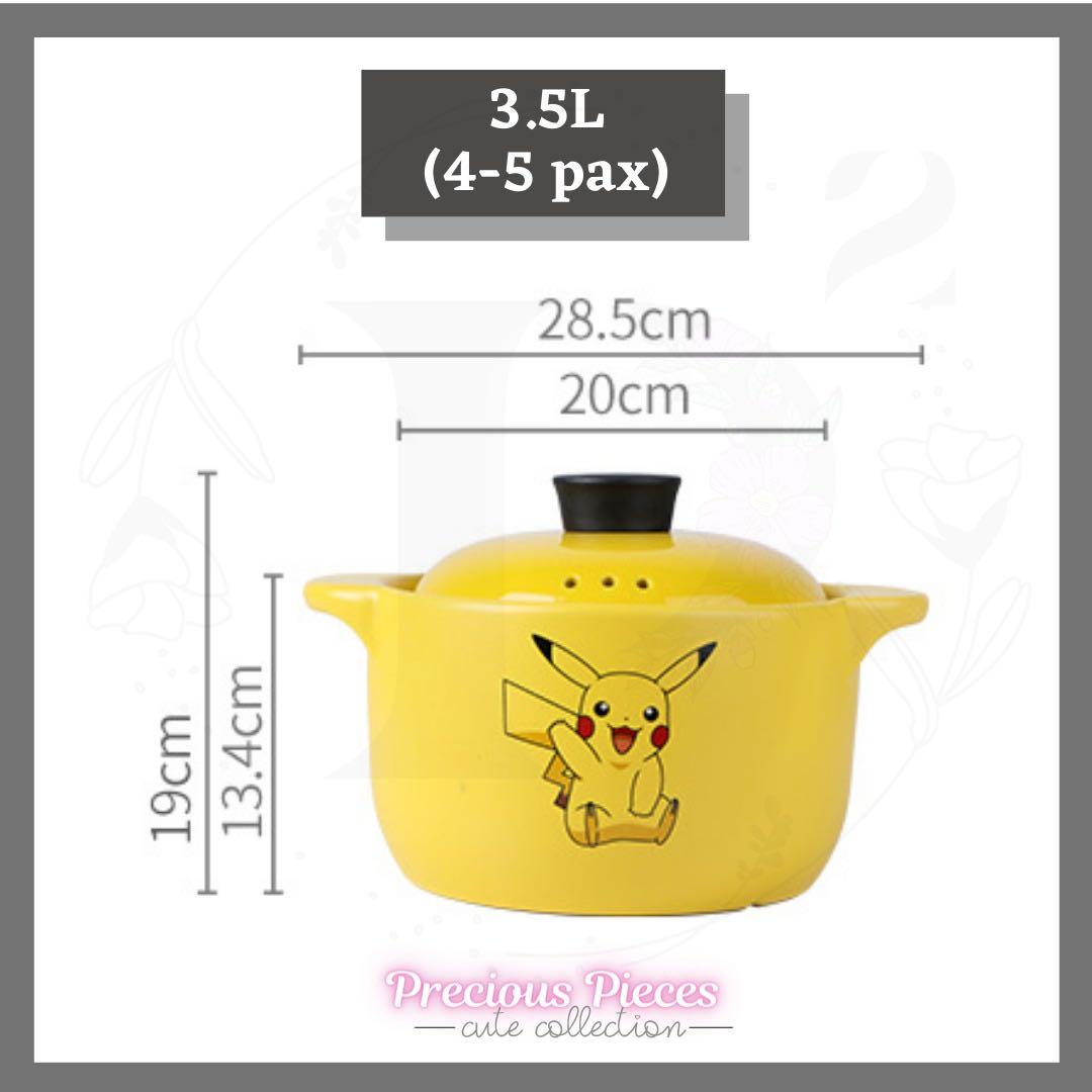 Pikachu Ceramic Cooking Pot, Furniture & Home Living, Kitchenware ...